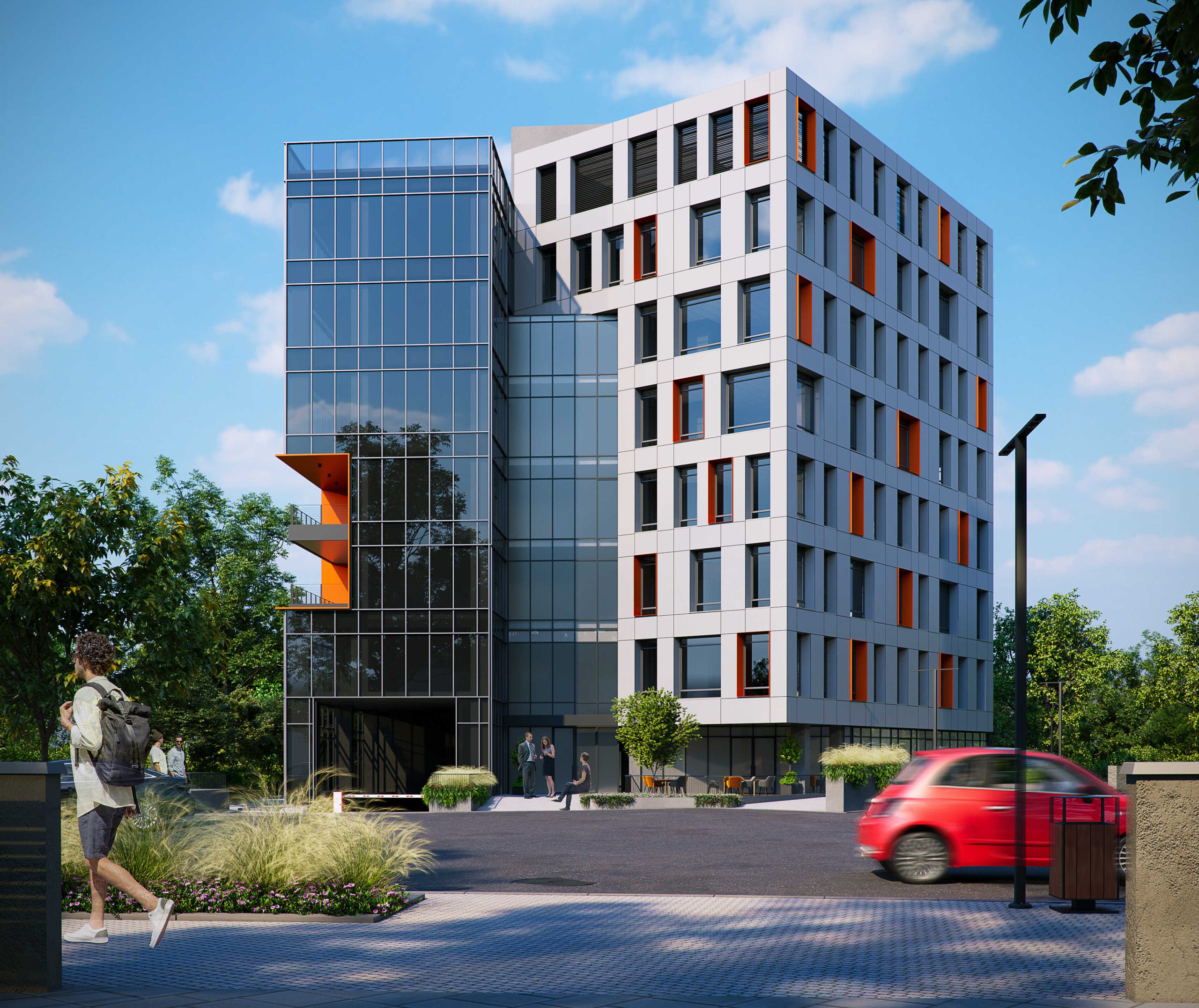 Habanai 10 Offices - Hod Hashron - י.שני מהנדסים | הנדסת בניין בע"מ